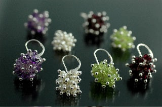 Earring Small Amethyst Cluster– Archipelago - The Island Institute Store